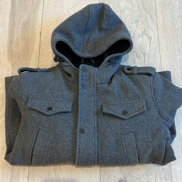 Black Rivet | Jackets & Coats | Black Rivet Mens Wool Coat In Size Xl ...